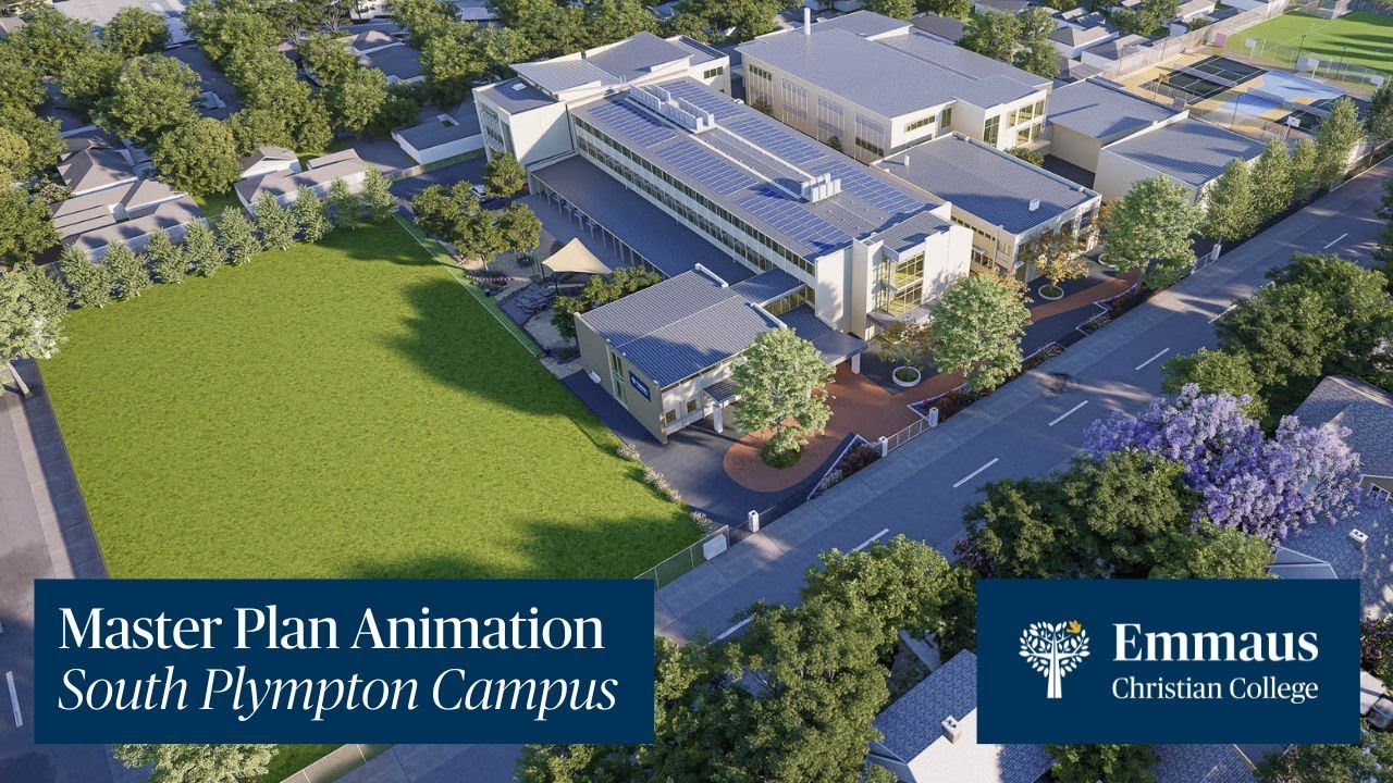 Master Plan Animation Fly-through, South Plympton Campus - YouTube