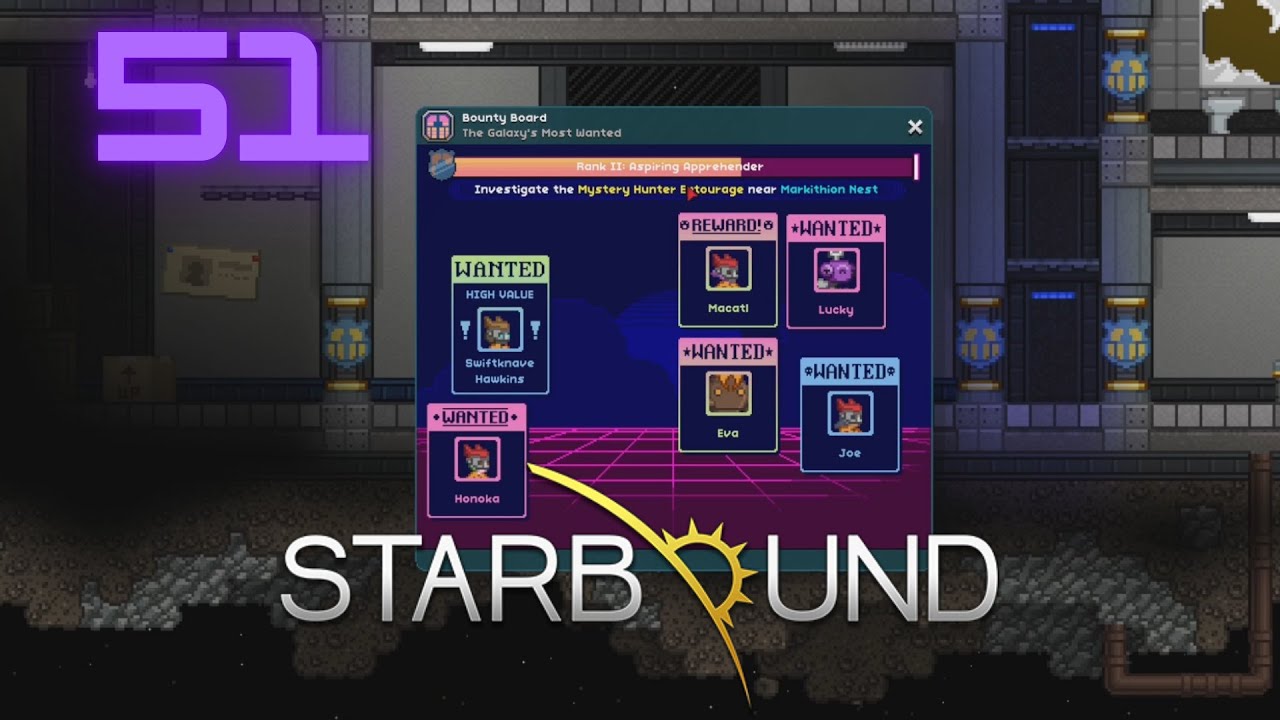 STARBOUND 🪐 Let's Play Folge #051 Volles Auftragsbuch als Peacekeeper 📒 ...