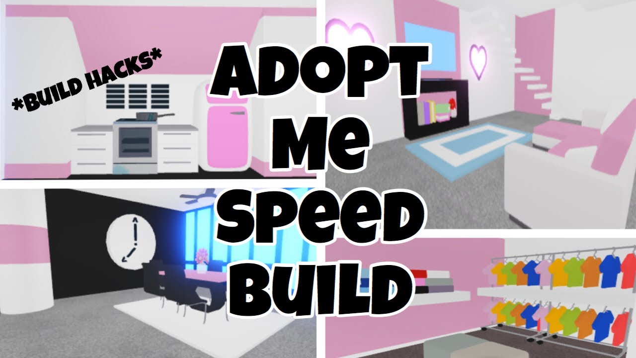 *ADOPT ME* MANSION SPEED BUILD + building hacks - YouTube