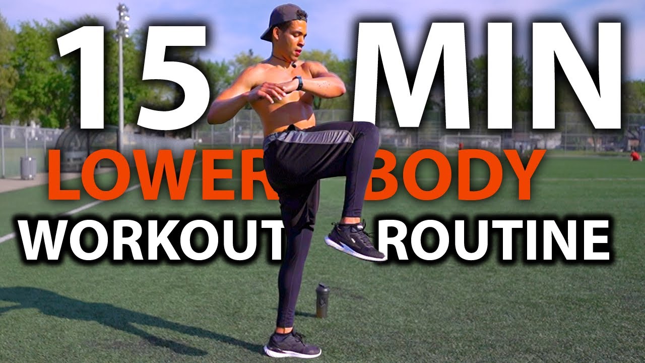LOWER BODY WORKOUT | 15 minutes lower body workout no equipment - YouTube