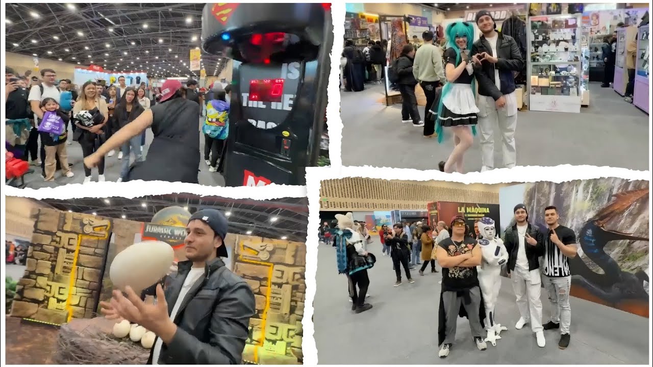 El Real Team Recorriendo la COMIC CON de Bogotá - YouTube