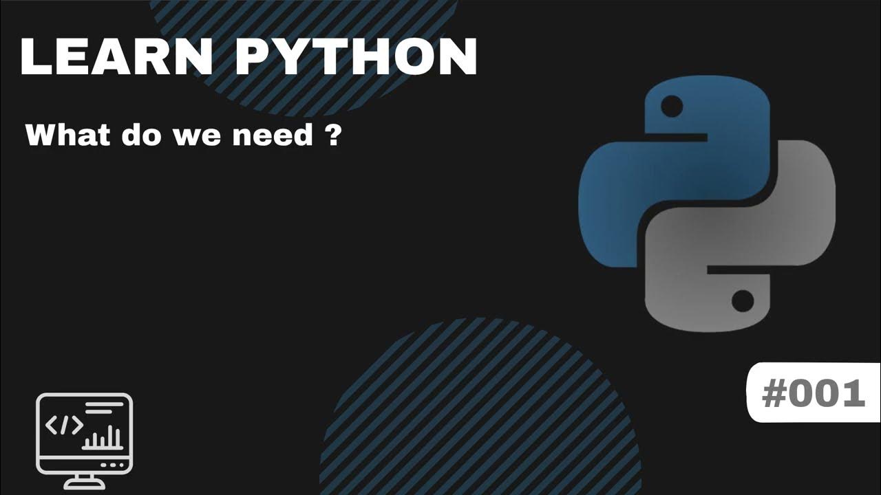 Learn Python #001 - Install Python and Visual Studio Code - YouTube