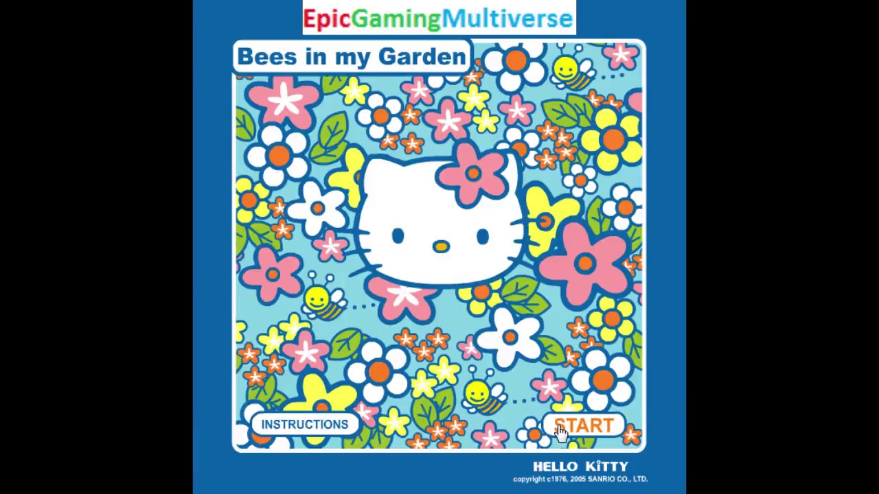 Hello Kitty Bees In My Garden Game Gameplay Part #1 - YouTube