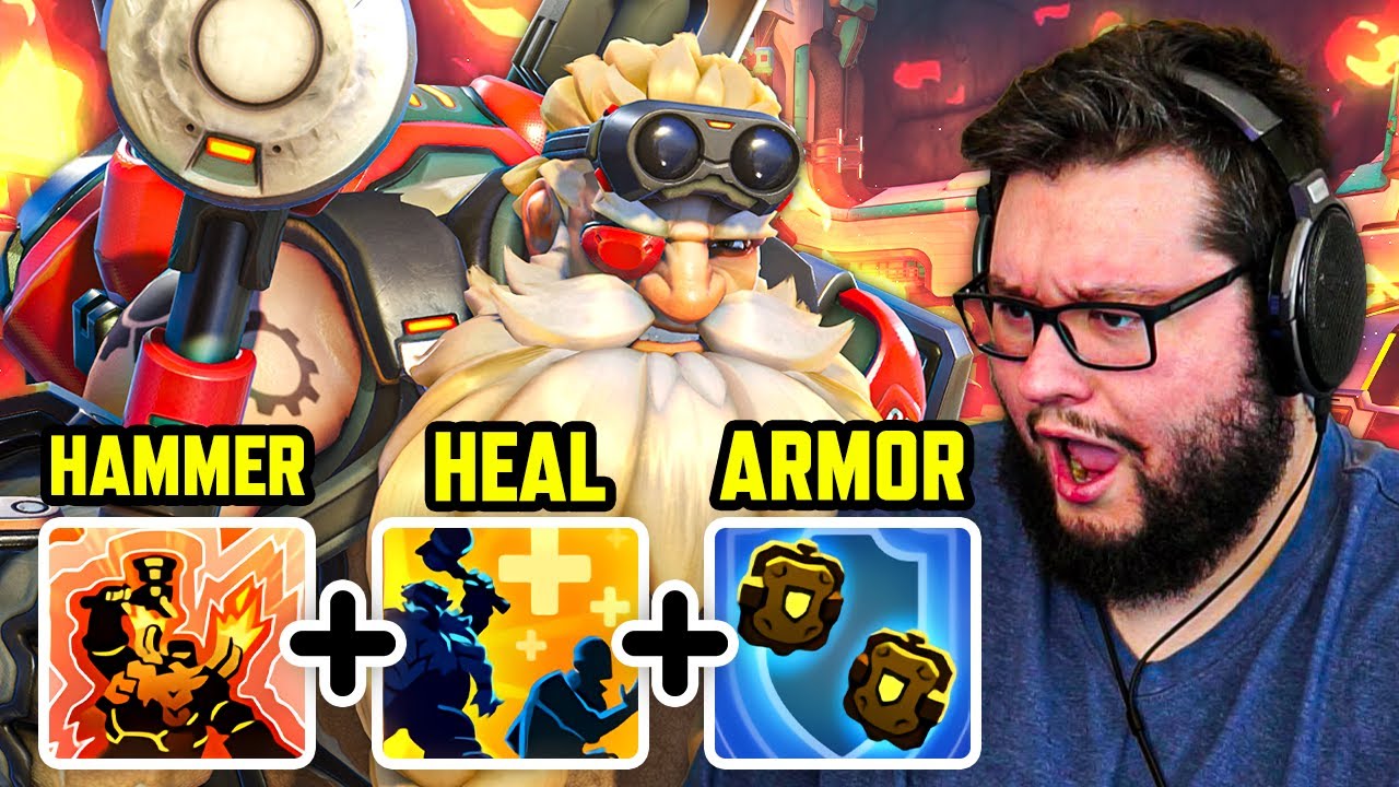 I Tried Out Hammer Torb In Overwatch 2 Stadium - YouTube