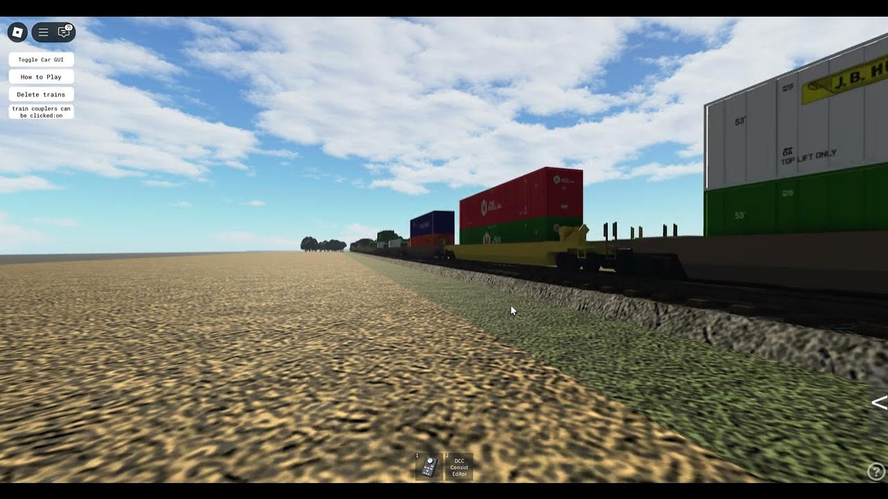BNSF ET44AC and ES44AC Intermodal Freight Train in Southline District RO Scale | Roblox - YouTube