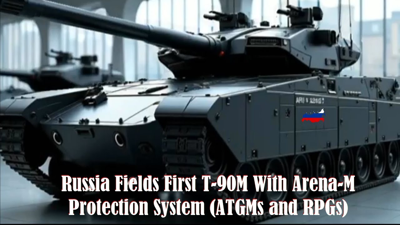 Russia Fields First T 90M With Arena M Protection System (ATGMs and ...