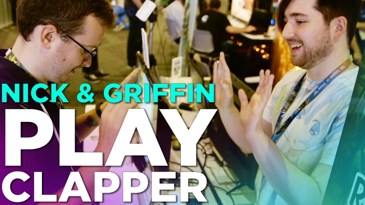 Nick & Griffin Play CLAPPER - Cooperative Clapping Rhythm Game - YouTube