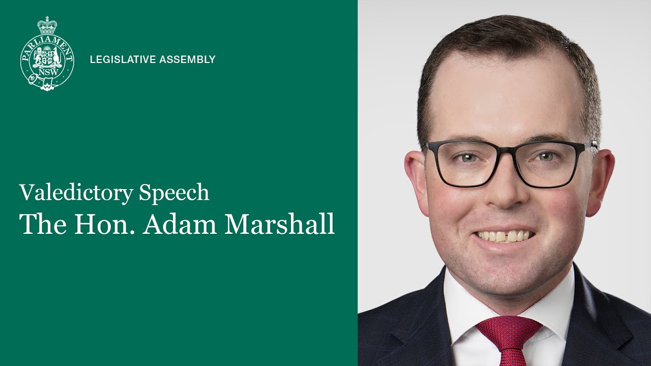Valedictory Speech - The Hon. Adam Marshall, Member for Northern ...