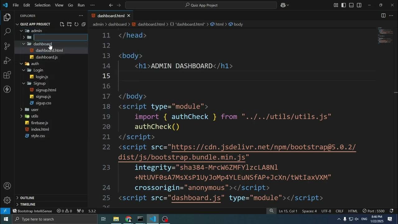 Full Stack Quiz App using JavaScript - Class 02 - YouTube