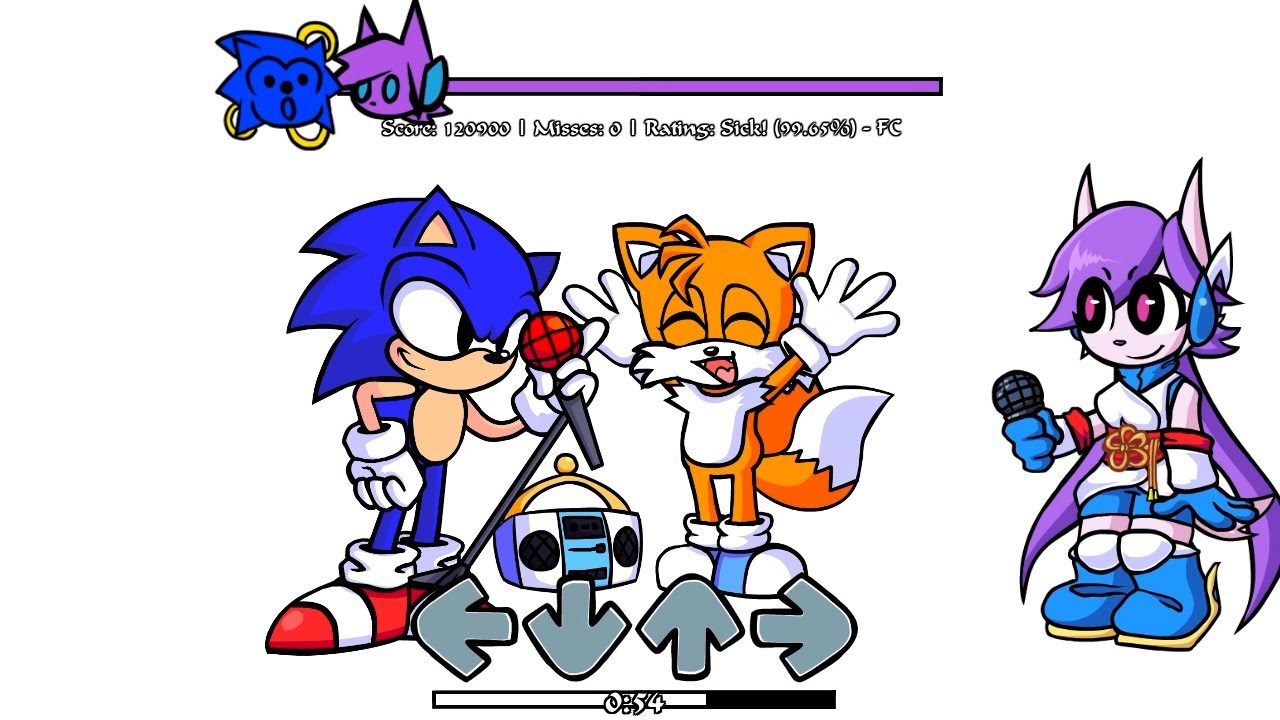 FNF' Vs Lilac - Sinister ~ [FC/4k] [Vs Sonic & Tails] - YouTube