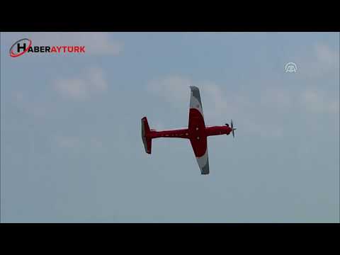 HÜRKUŞ'tan akrobasi gösterisi