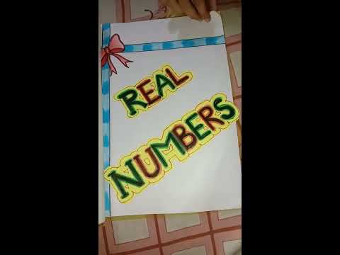 Maths project on the topic " Real Numbers" - YouTube