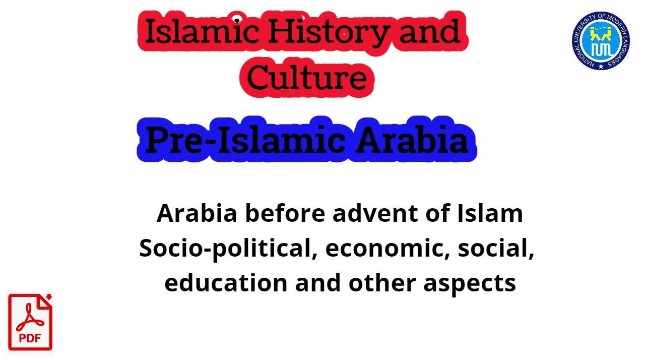 Pre islamic Arabia | Islamic history | Islamic culture - YouTube