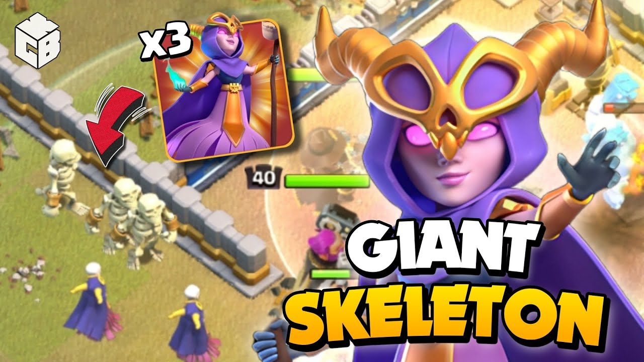 GIANT SKELETON PENGHANCUR WAR WIN STREAK - Clash of Clans - YouTube