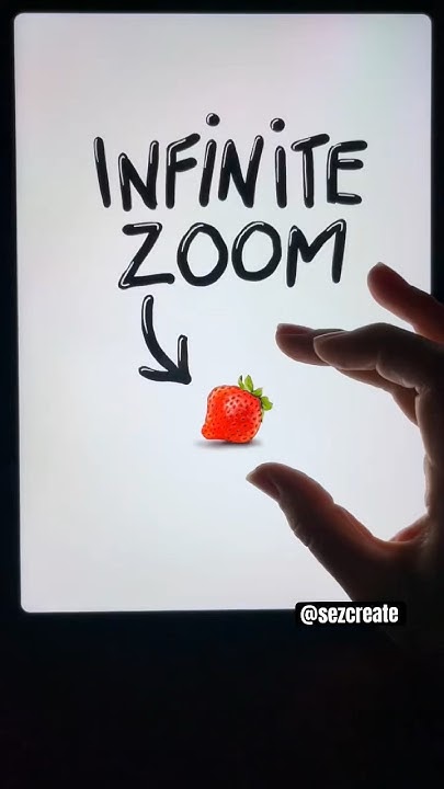 Infinite Zoom ART!!🍓🍓 - YouTube