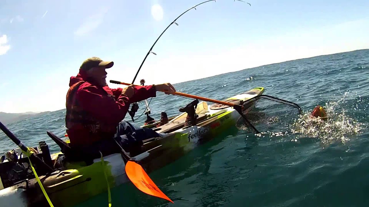 Ocean Kayak Fishing From A Feel Free Moken 14 - YouTube