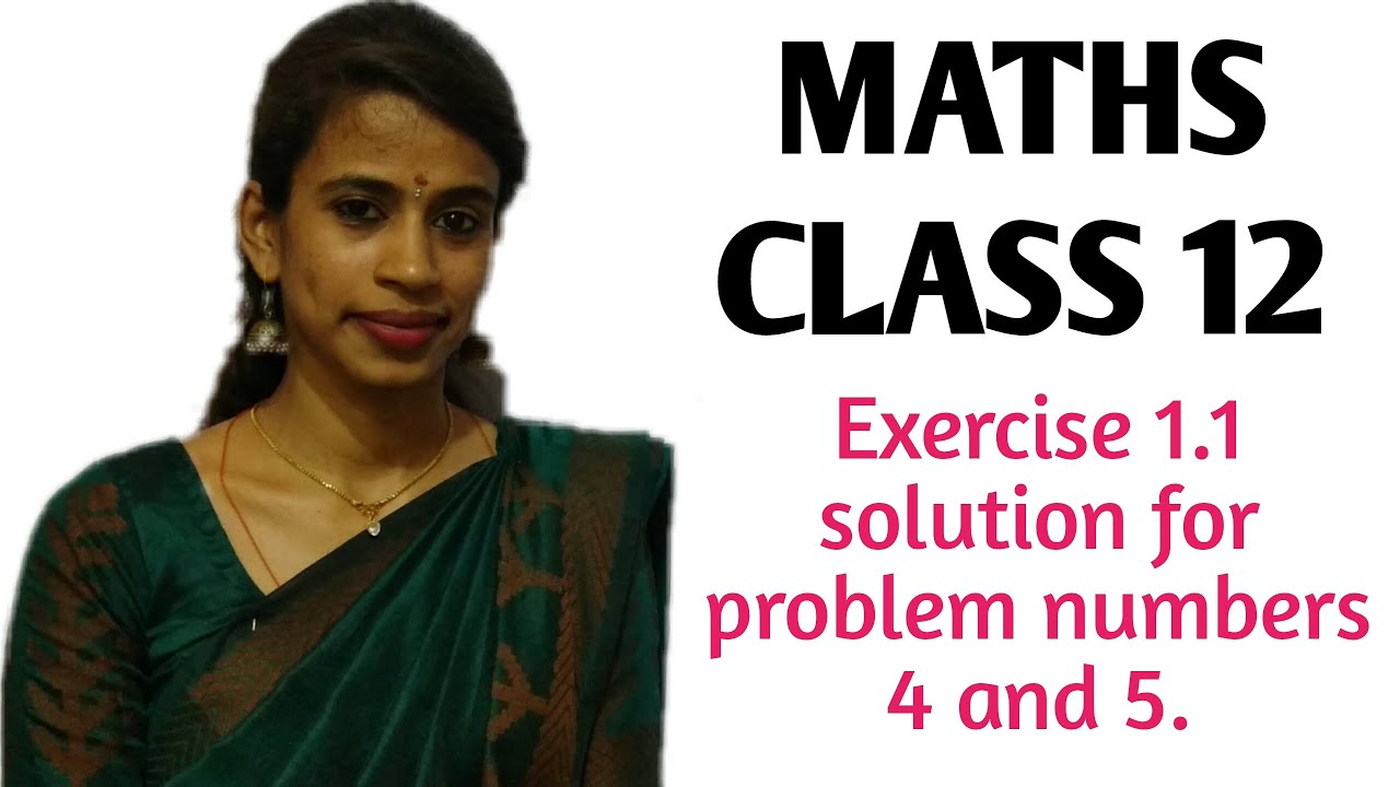 MATHS CLASS 12TH: SOLVED PROBLEMS (PART 05) - YouTube