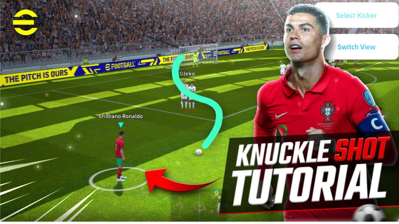 How To Perform Knuckle Shot Perfectly In eFootball 22 Mobile 🔥 - YouTube