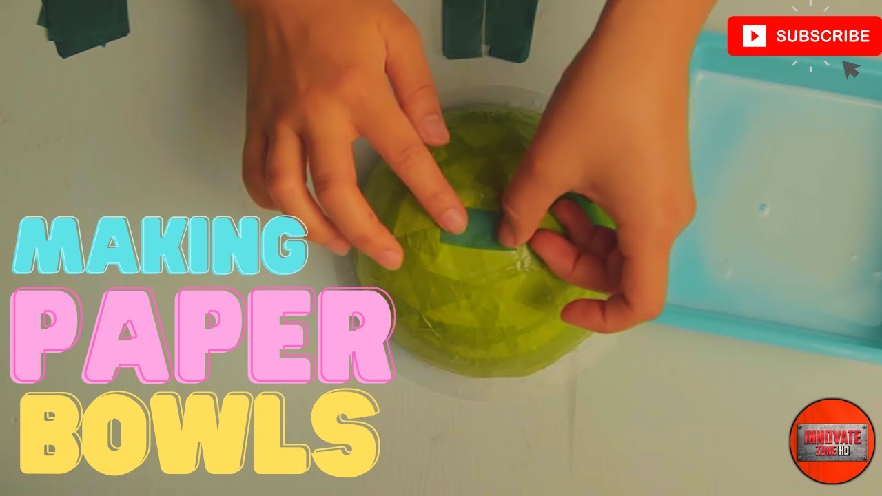 Making Your Own Paper Bowls | Do It Yourself - YouTube