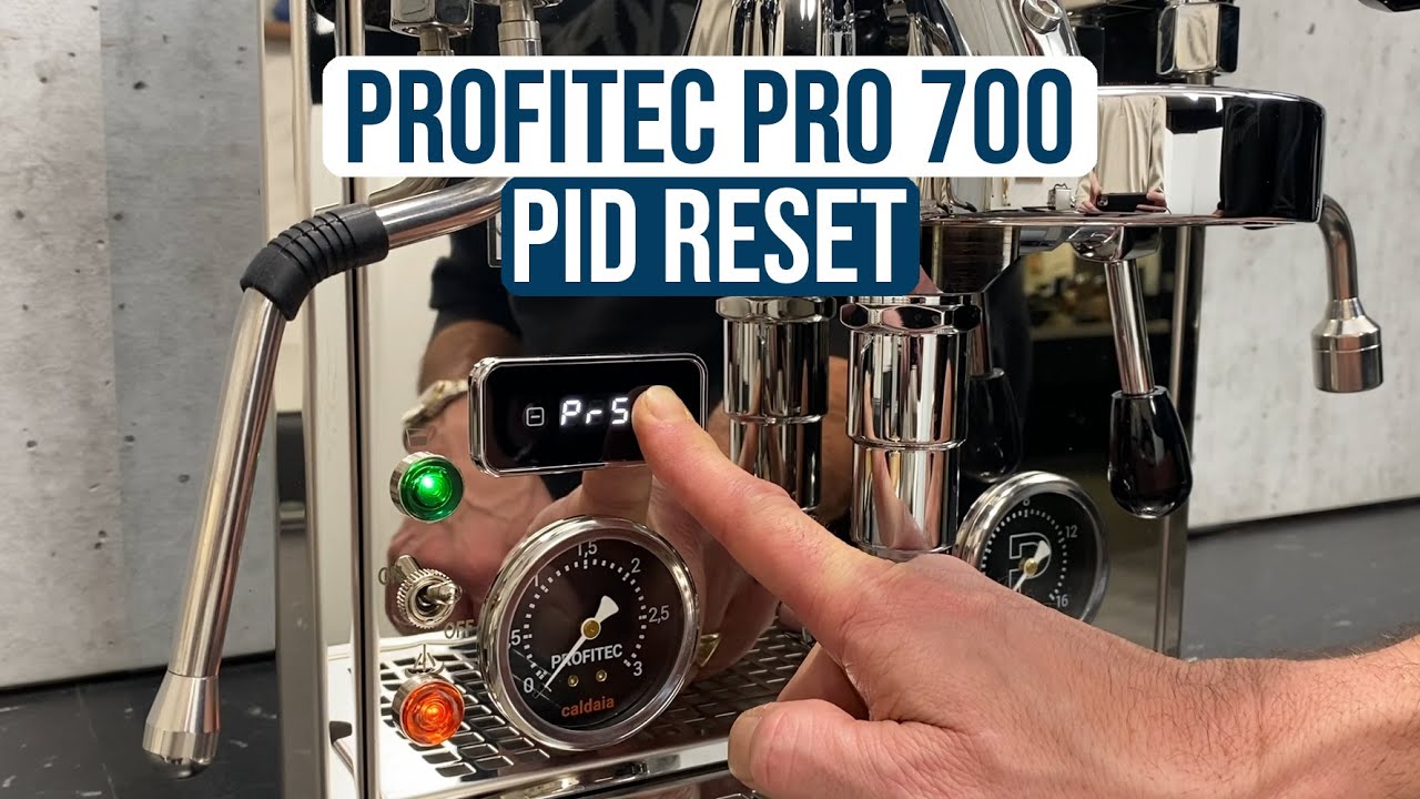 Profitec Pro 700: PID Reset - YouTube