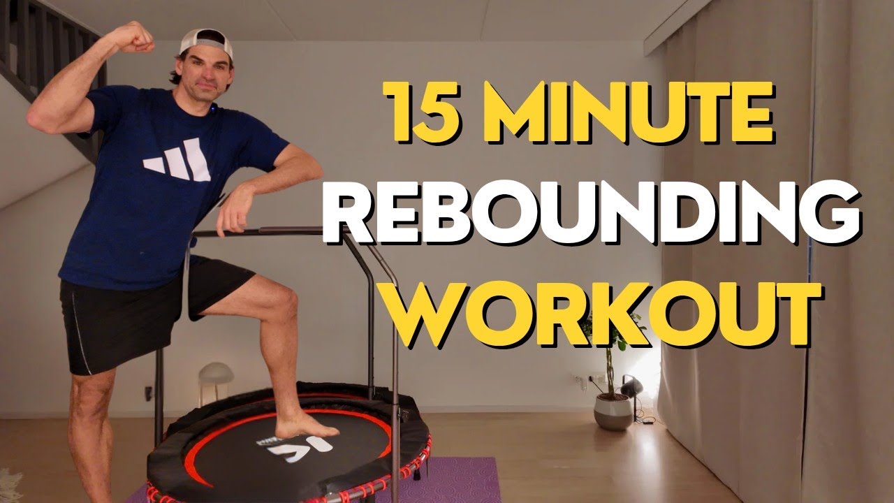 15-Minute Mini Trampoline Strength Workout for Beginners | Low-Impact ...