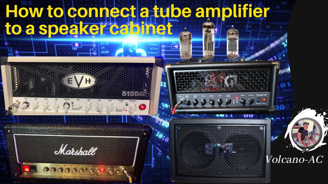 How to connect tube amplifiers to speaker cabinets: Marshall DSL20 ...