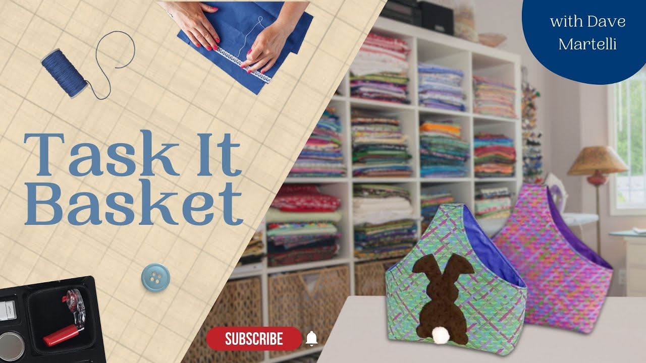 Quick and Simple Craft with the Task It Basket Template - YouTube