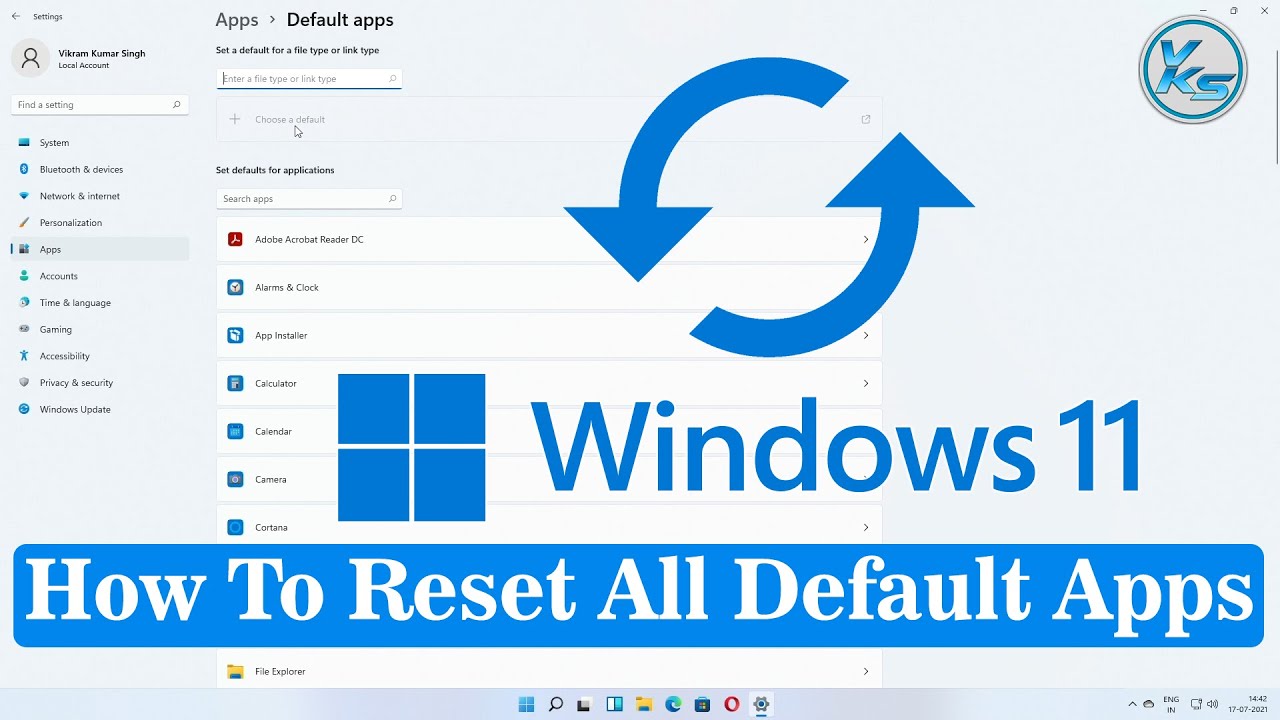 How To Reset All Default Apps On Windows 11 | Sabhi Default Apps Ko ...