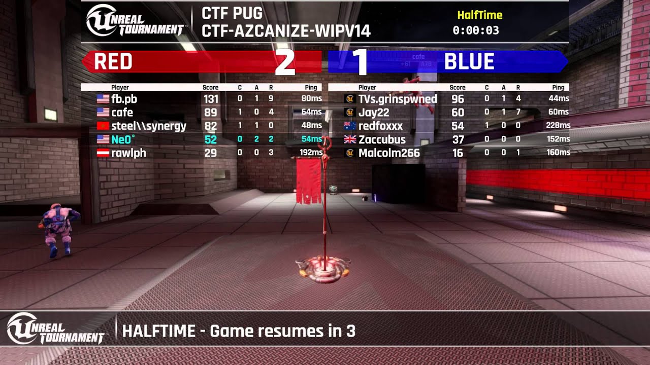 60 fps - UT4 CTF pug - Ne0 - YouTube