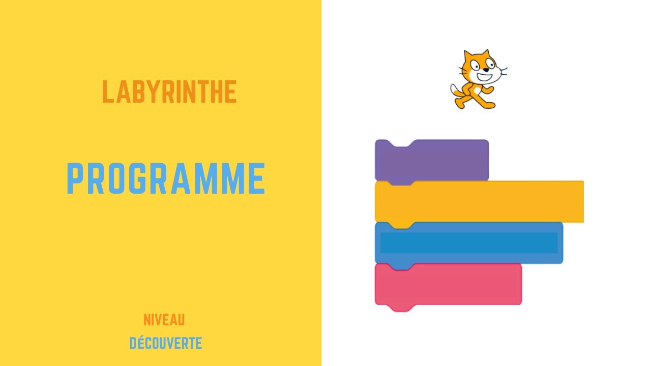 CODER son premier jeu avec SCRATCH 😺 : le LABYRINTHE #4 - YouTube
