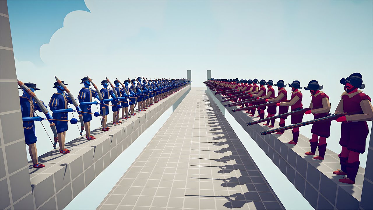 50X Musketeer Vs 50X Every Units - Totally Accurate Battle Simulator ...