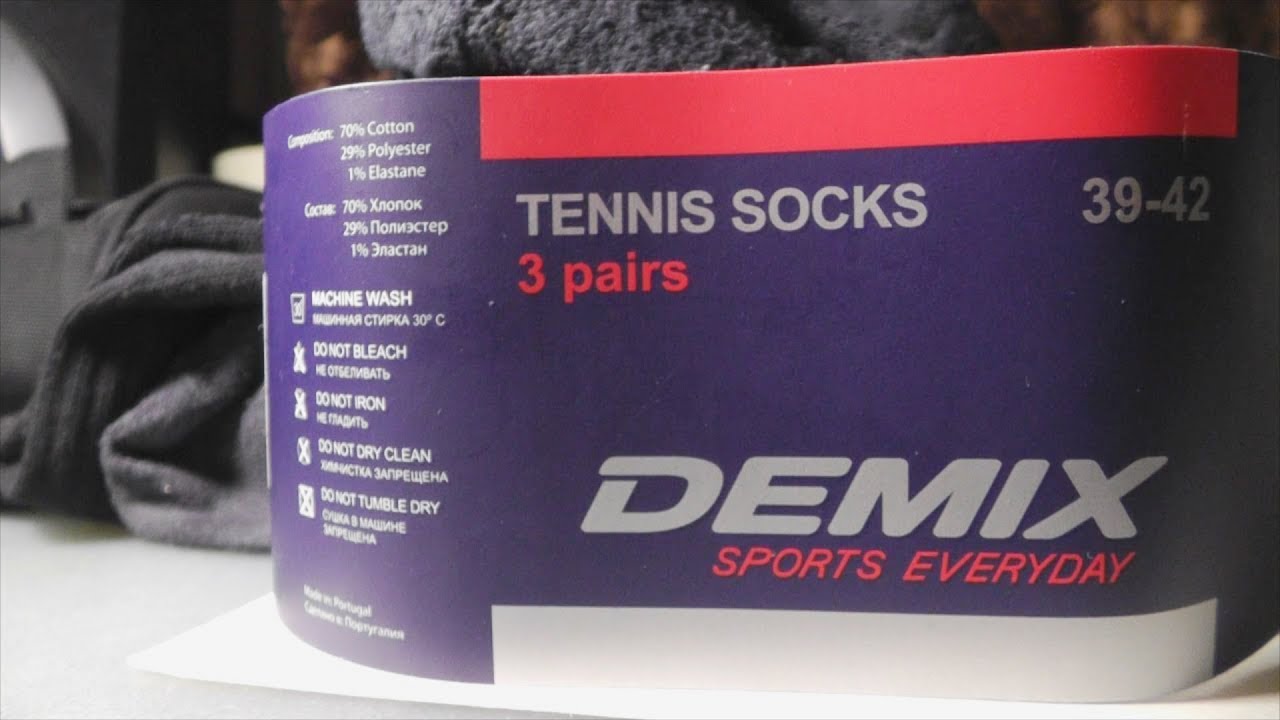 Обзор носков Demix (спортмастер). Не лучший подарок :( - YouTube
