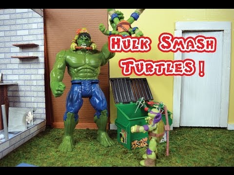 Ninja Turtles Vs. The Incredible Hulk! Is Hulk Actually A Turtle ...