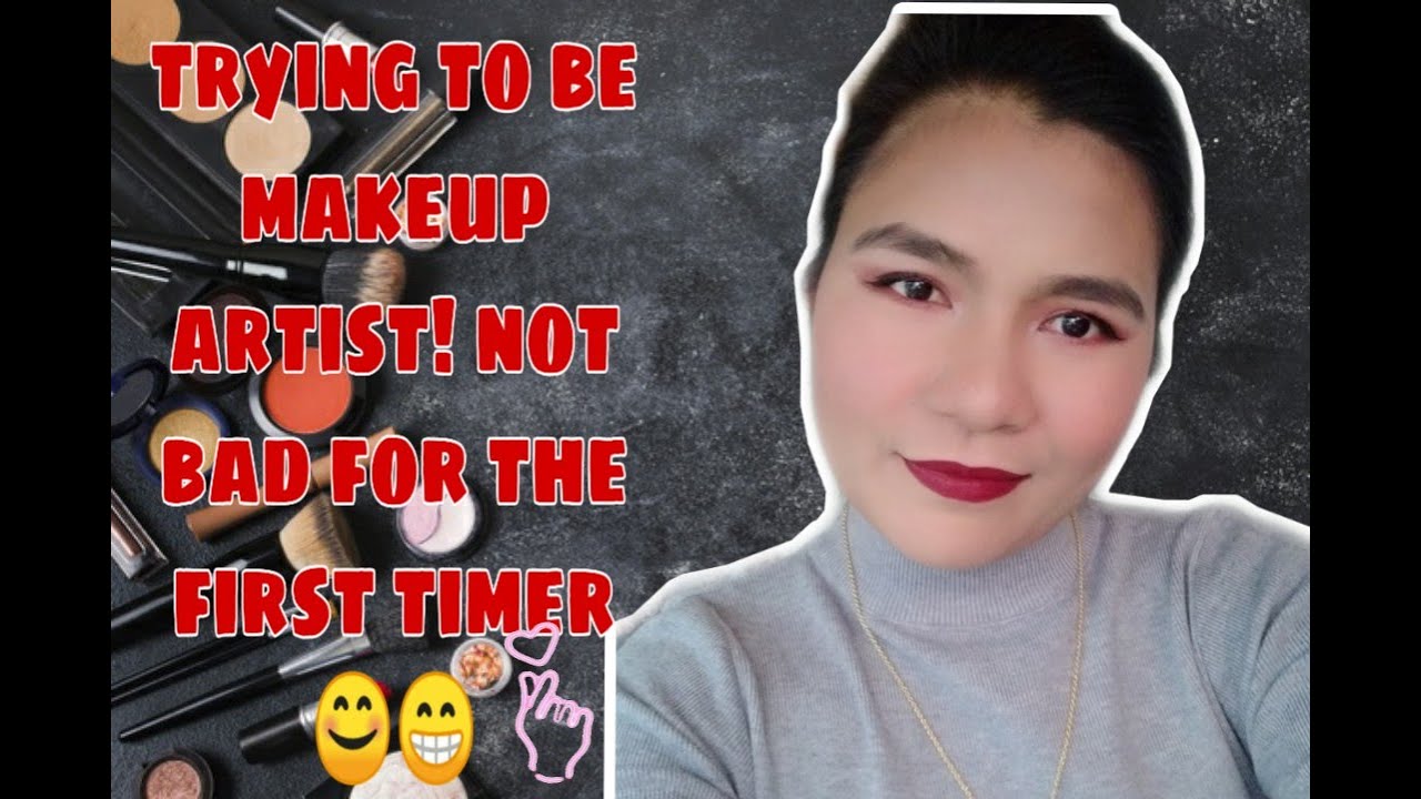 Trying to be make up artist! 😁 not bad for the first timer ! #makeuptutorial #bawaljudgemental 😂 ...