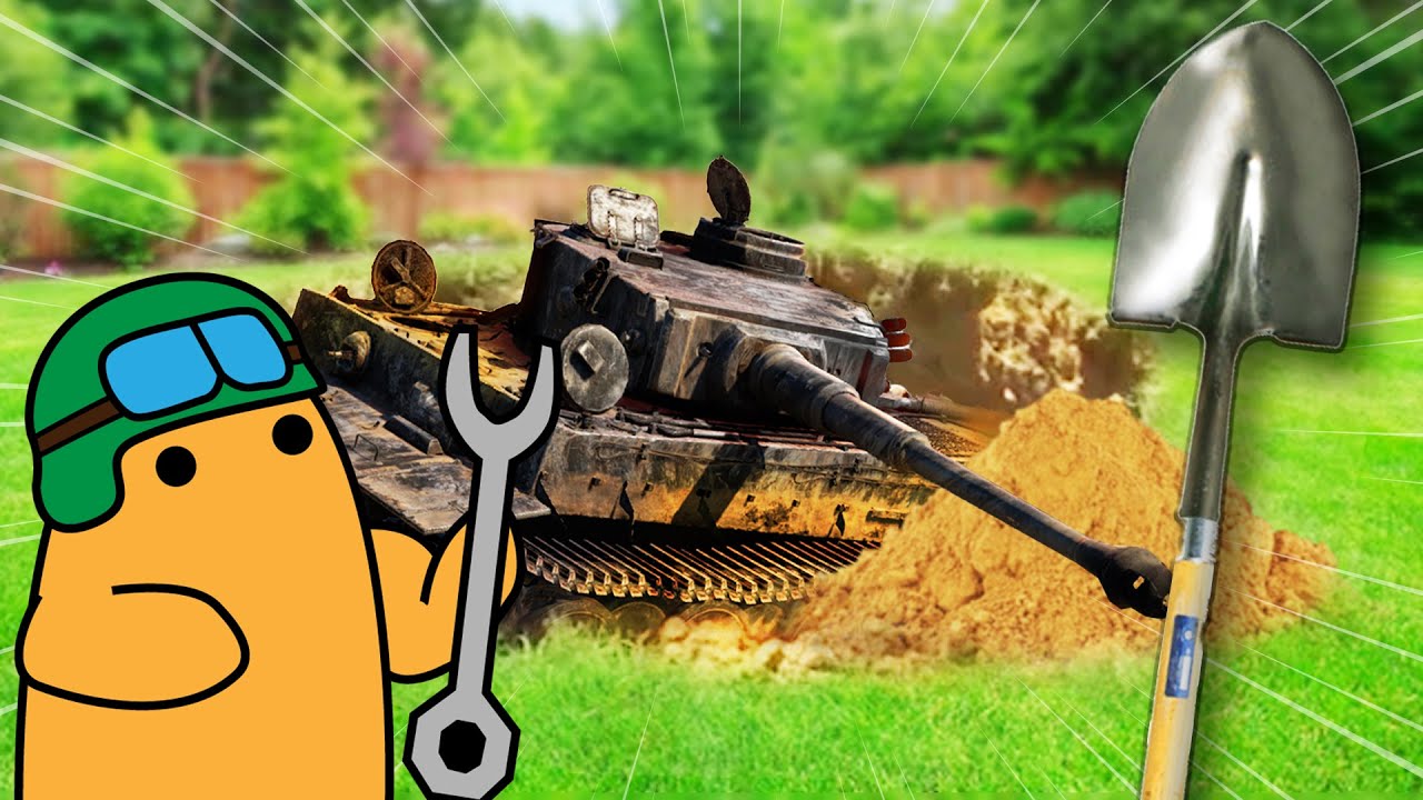 Digging up a TIGER TANK in Tank Mechanic Sim! - YouTube