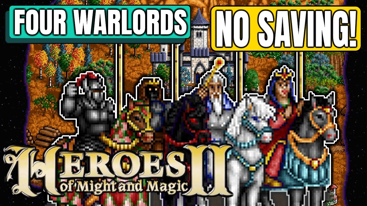 Four Warlords 🏇 Heroes II Custom Map - YouTube