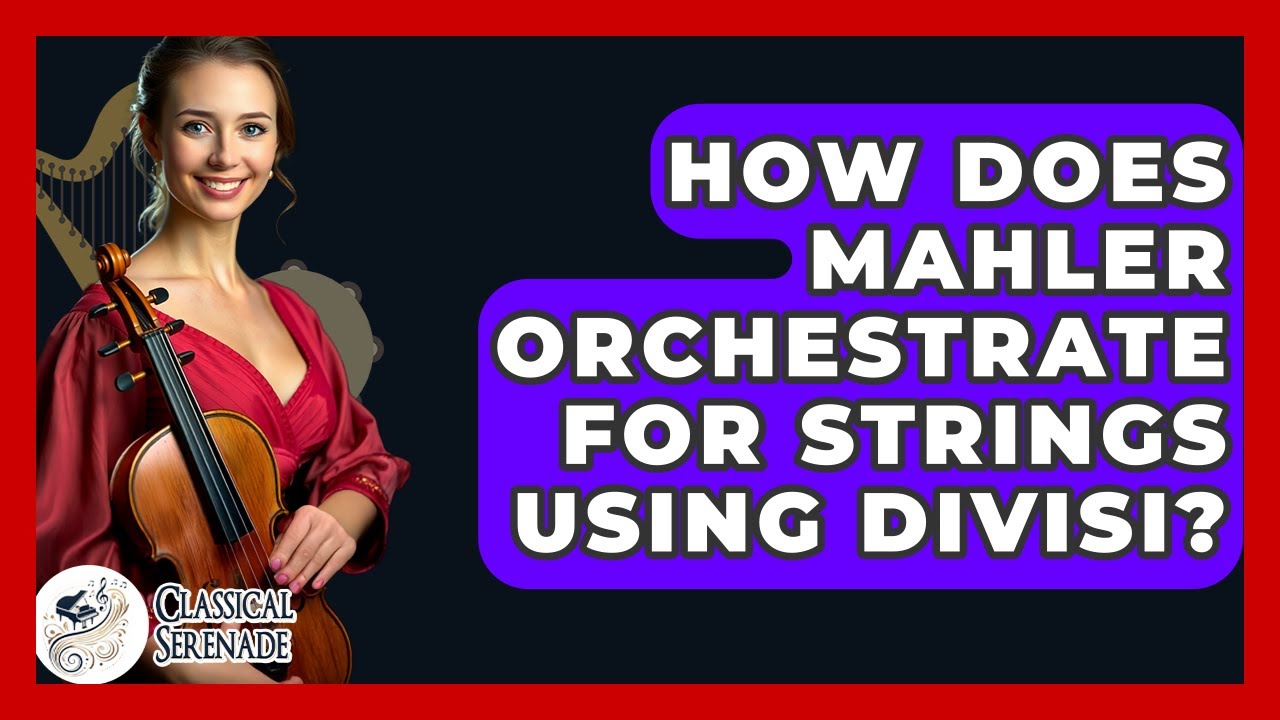 How Does Mahler Orchestrate For Strings Using Divisi? - Classical Serenade - YouTube