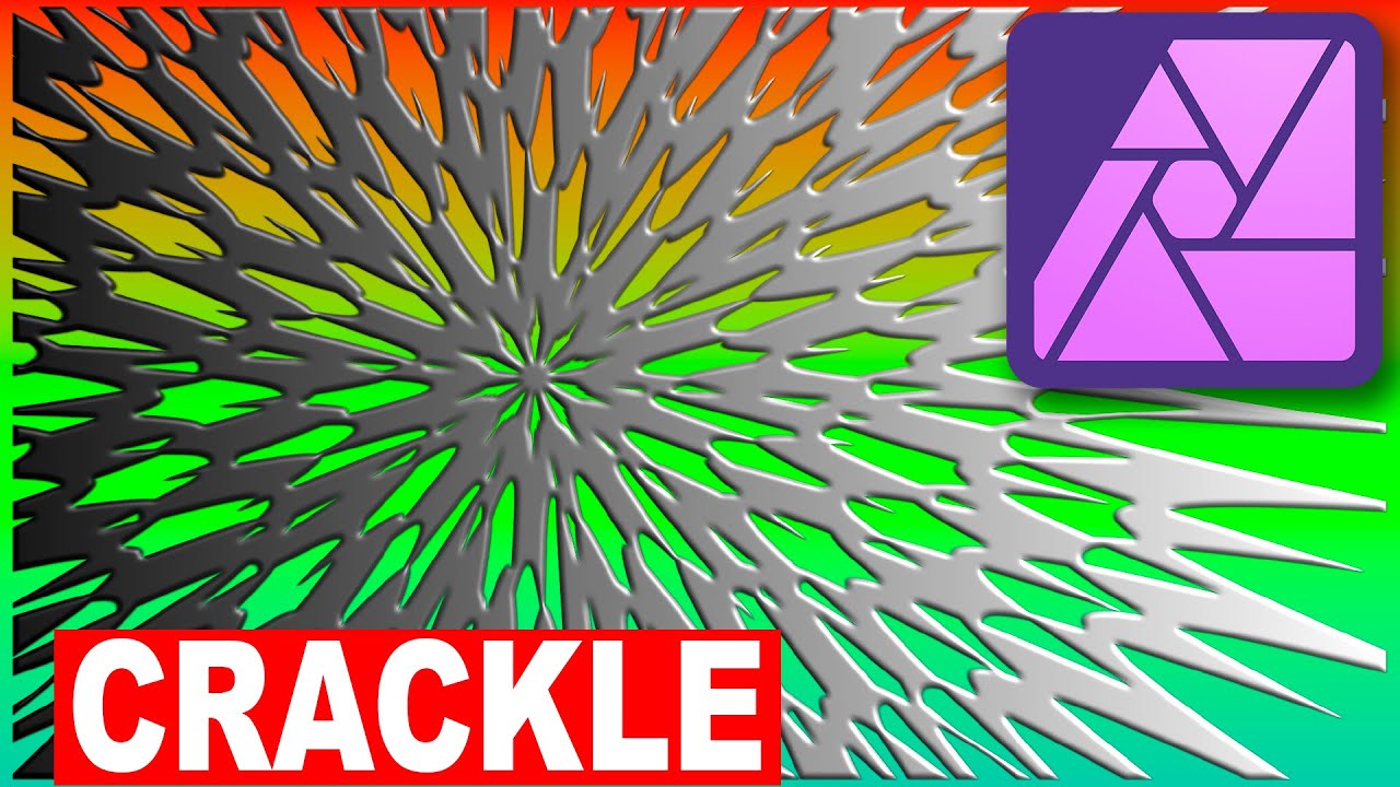 How To Create WOW Shapes In Affinity Photo Crackle Burst Equations ...