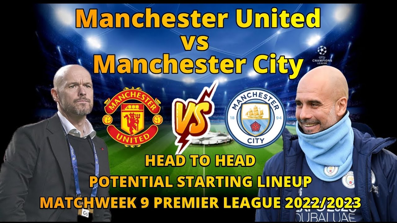 Manchester United vs Manchester city | erik tenhag 442 & 433 Formations ...