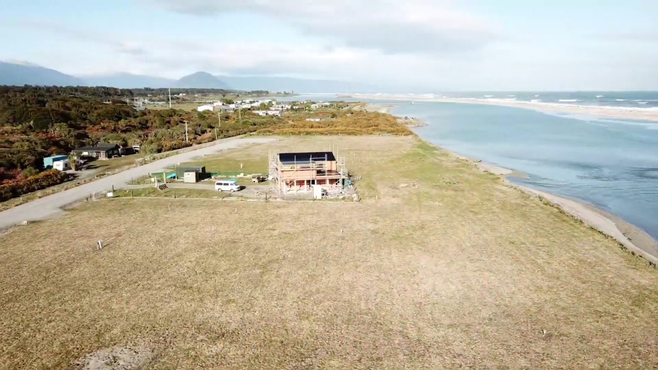 Hapuka Landing - first house under construction - YouTube