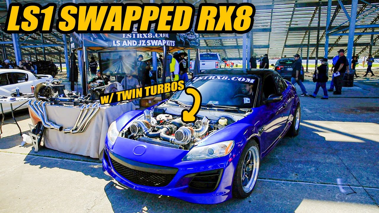 LS1 SWAPPED RX8 + DRAG RACE QUALIFYING | TX2K22 Day 2 - YouTube
