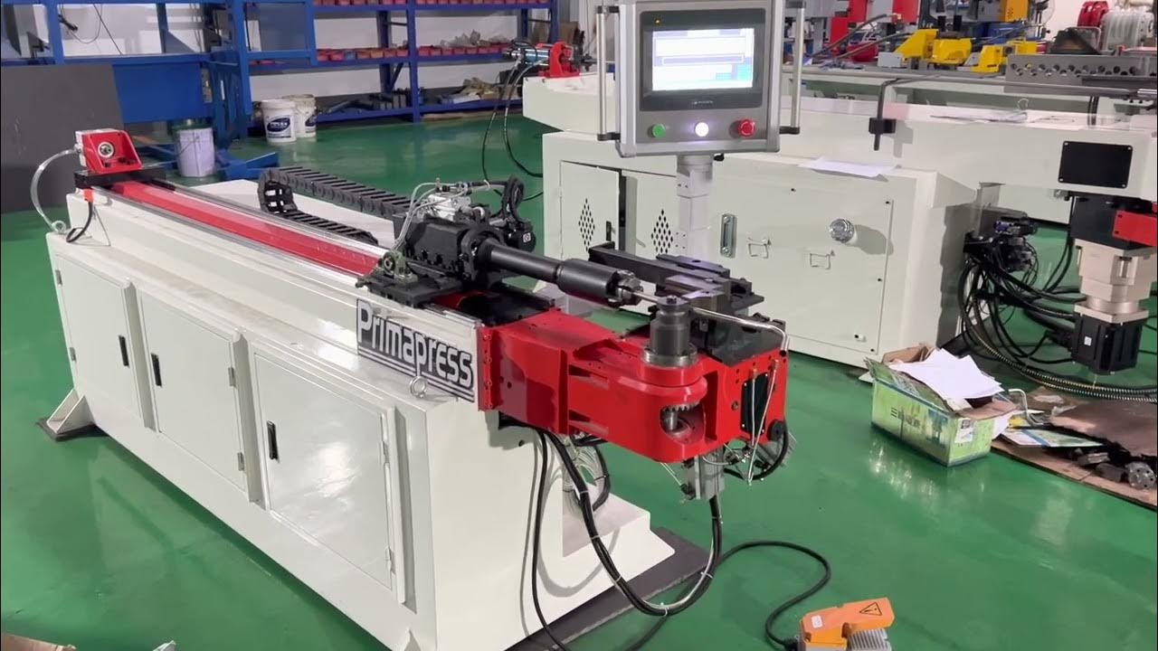 Metal mandrel 18CNC 3A 1S Cnc pipe tube bending machine pipe bender machine - YouTube