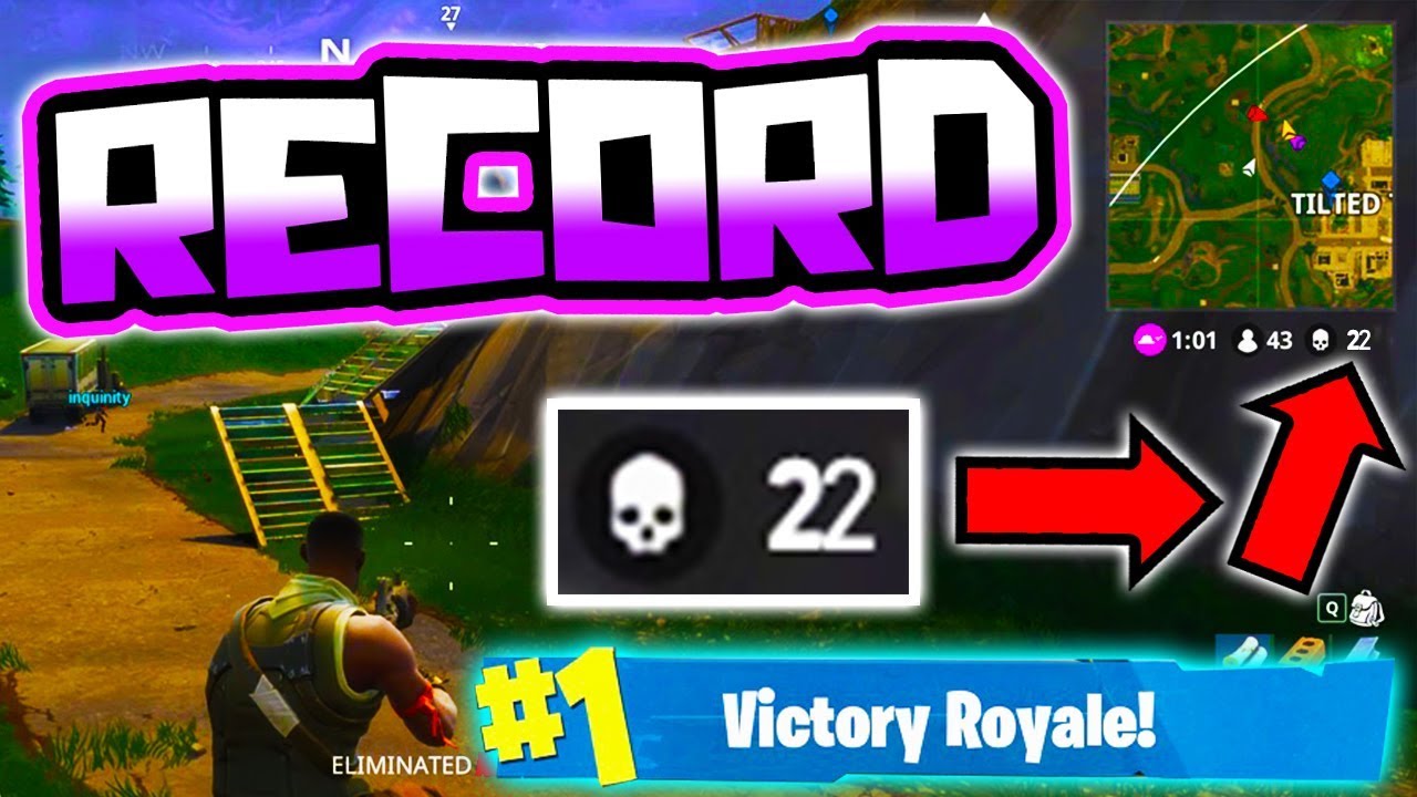 NEW 22 KILL SQUAD GAME RECORD!! ( Fortnite Battle Royale Gameplay ...