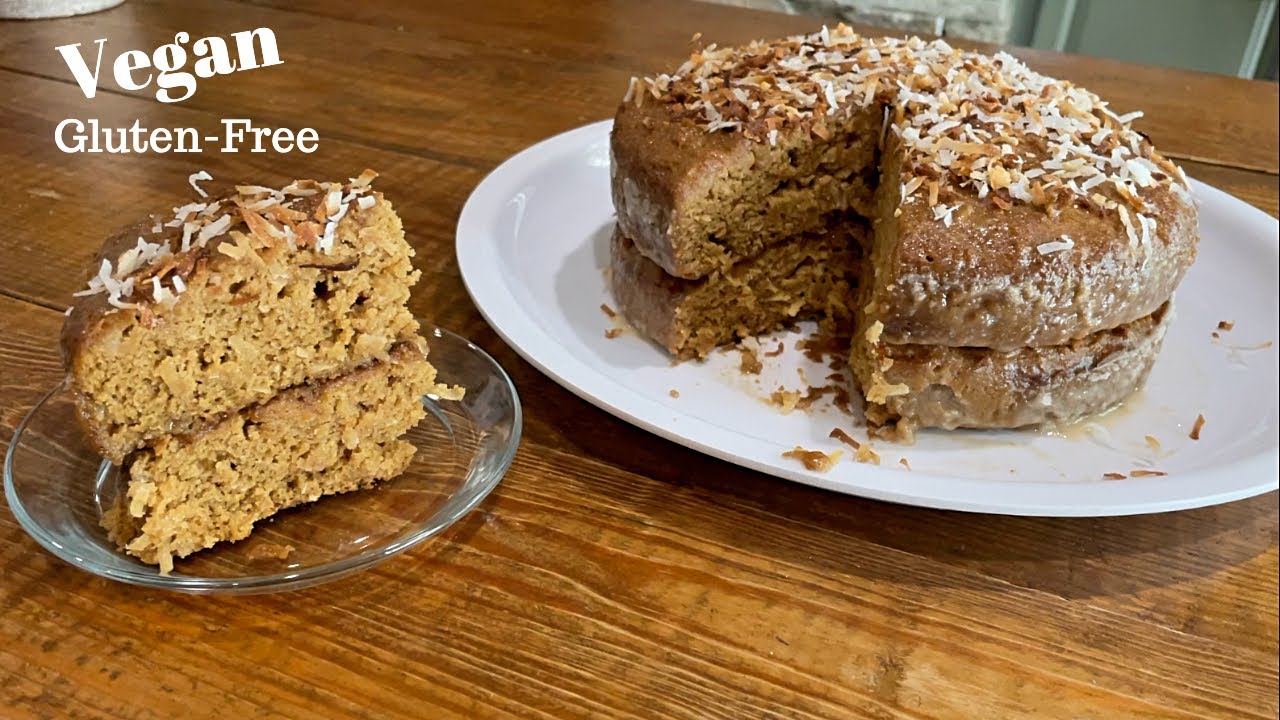 Gluten-Free Vegan Low Glycemic Coconut Cake Recipe - YouTube