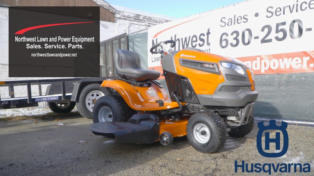 SNEAK PEAK | HUSQVARNA YTH24V54 TRACTOR MOWER! - YouTube