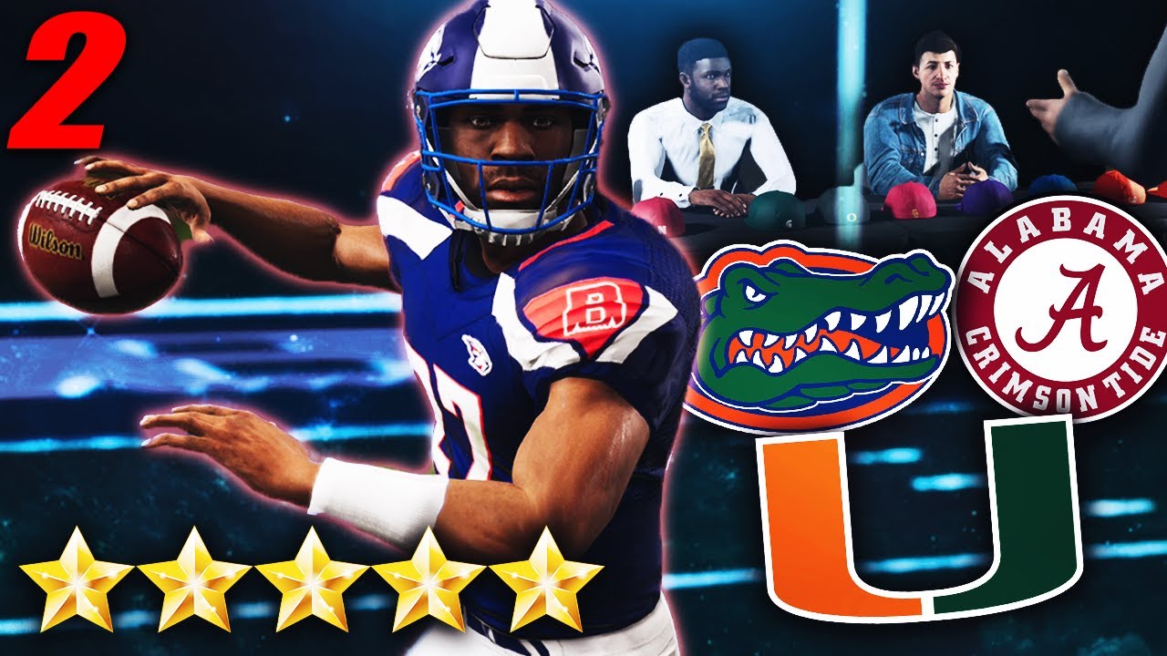 5 Star Recruit Commits to...? Madden 21 Career Mode Face of the ...