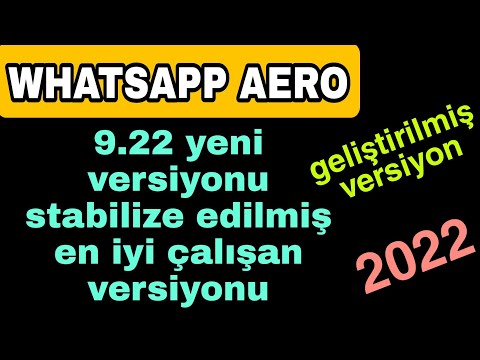 Whatsapp aero en iyi versiyonu