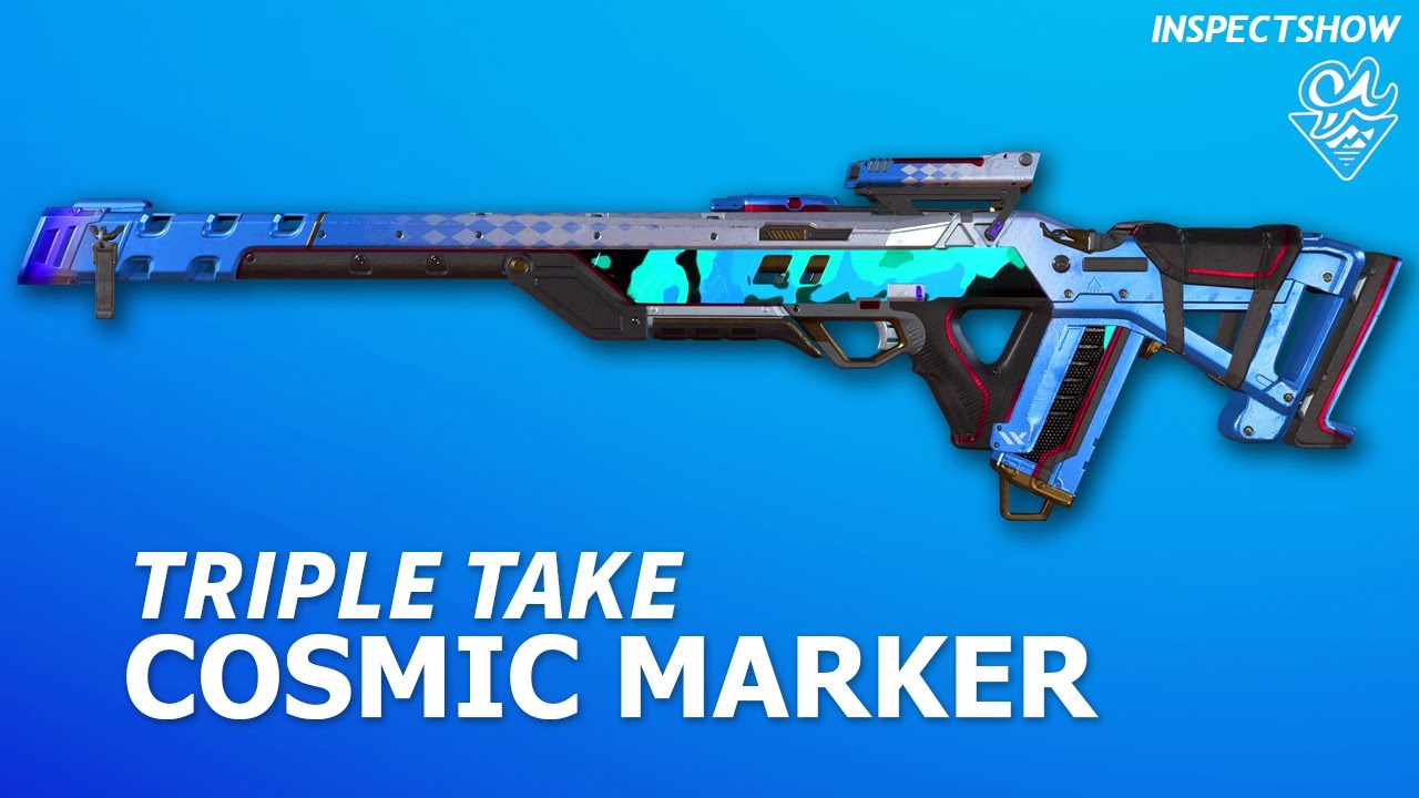 APEX LEGENDS Triple Take Cosmic Marker / Epic Skin (Gameplay) - YouTube