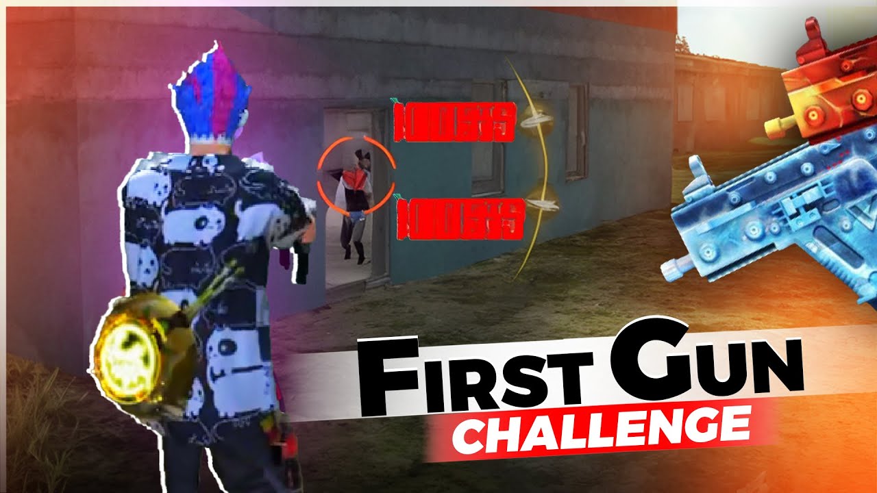 First Gun Challenge in Free Fire 🔥 - YouTube