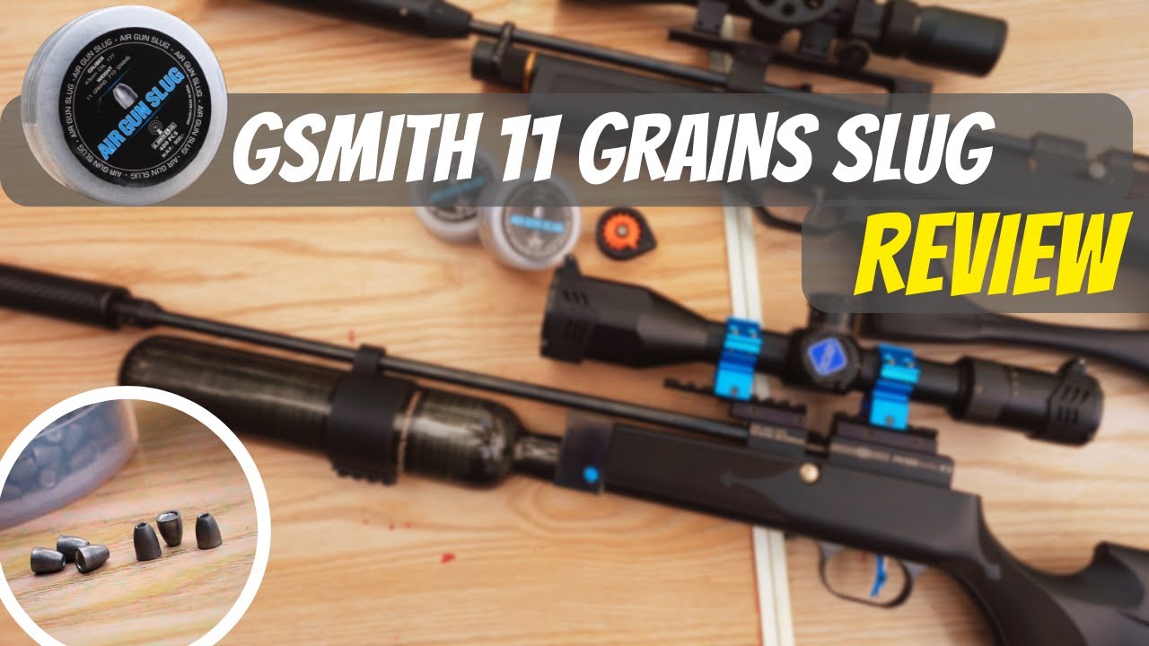 New Gsmith 11 Grains Slugs Review | Px100 and Px120 | 100 Yards Testing ...